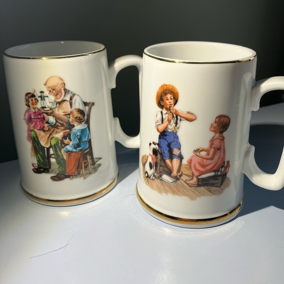 Norman Rockwell | Kitchen | Vintage Norman Rockwell Museum Porcelain ...